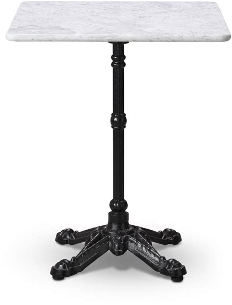 Solid Marble Square Dining Table With Bistro 4 Leg Base Office Furniture Direct