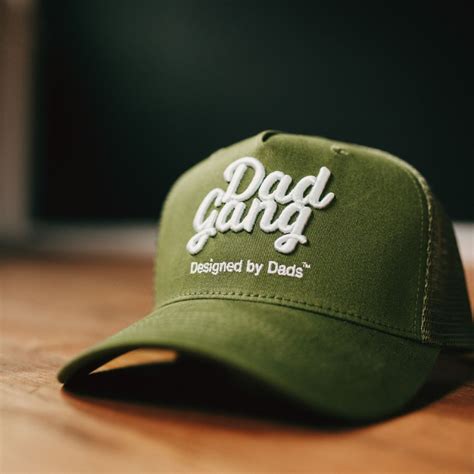 Dad Gang Trucker Olive