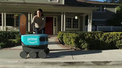 Amazon Reveals Six Wheeled Scout Delivery Robot Science Climate