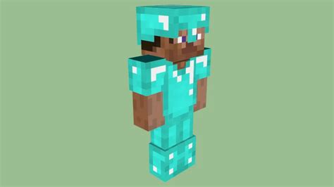 Minecraft Kleurplaten Steve Diamond Armor Minecraft 8 Cm Figuren