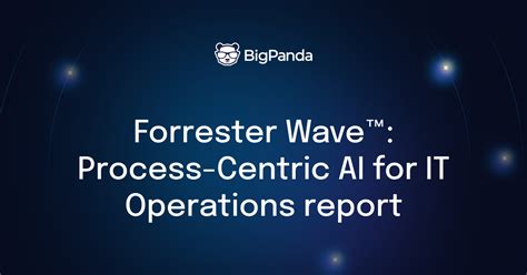 Forrester Wave™: Process-centric AI for IT Operations report | BigPanda