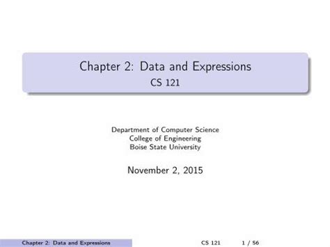 (PDF) Chapter 2: Data and Expressions - CS 121cs.boisestate.edu/~amit/teaching/121/handouts/02 ...