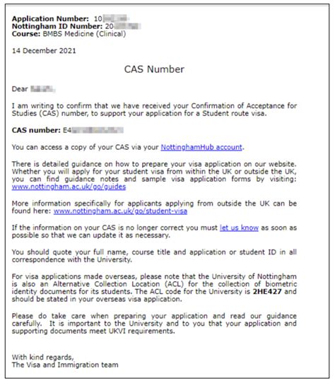 Cas Letter For Uk Samples Documents Registration And More