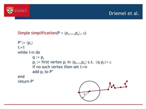 Ppt Computational Movement Analysis Lecture 3 Curve Simplification