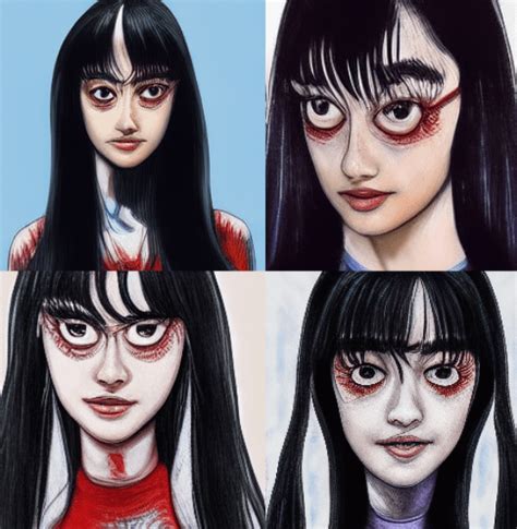 Tomie Generated By The Ia Midjourney Rjunjiito