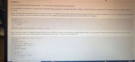 Solved Write An Easy C Code Using Array But Very Easy Code