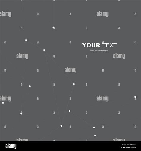 Vector Connect Lines And Dots And Illustration Template For Technology