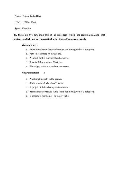 Form Classes Activity Name Aqiela Fadia Haya Nim 2211419040