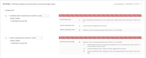 Troubleshoot Hyperflex Maintenance Mode Failures Cisco