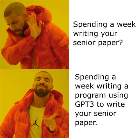 Spending A Week Writing A Program Using Gpt3 To Write Your Senior Paper