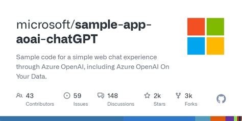 Sample App Aoai Chatgptwebappdockerignore At Main · Microsoftsample App Aoai Chatgpt · Github