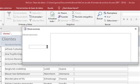Abrir Un Campo De Un Registro En Un Subformulario Microsoft Access