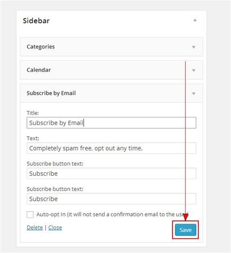 Adding The Email Subscription Widget Teaching And Learning Resource Center