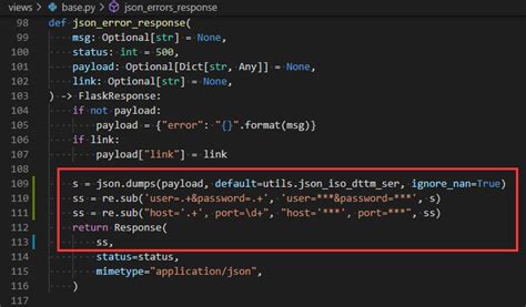 Shouldnt Print Datasouce Userandandpassword When Datasource Crash · Issue