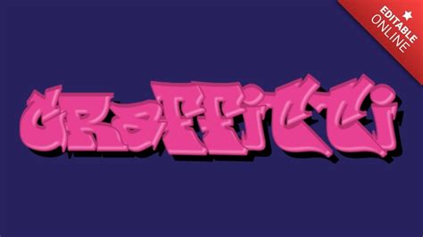Graffitti Graffiti Peace Text Effect Generator