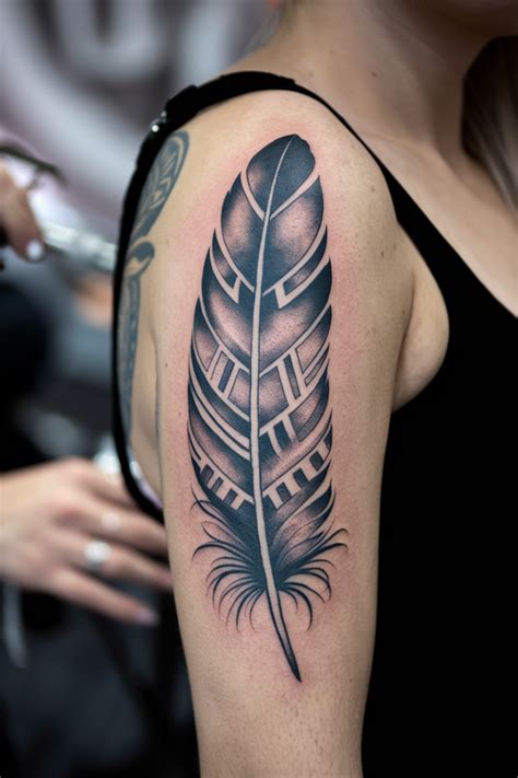 30 Beautiful Feather Tattoo Designs With Symbolic Meaning