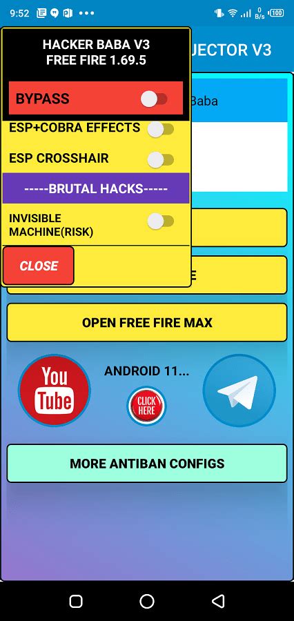 Android အတွက် Hacker Baba Injector Apk Ff 2022 Tool အော့ဖ်လိုင်းmodapk