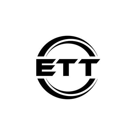 Ett Letter Logo Design In Illustration Vector Logo Calligraphy Designs For Logo Poster