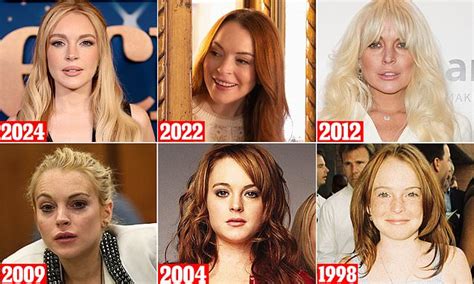 Lindsay Lohan Then And Now Pictures The Striking Detail On Lindsay