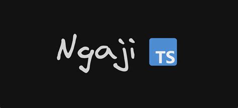 Pendahuluan Belajar Typescript