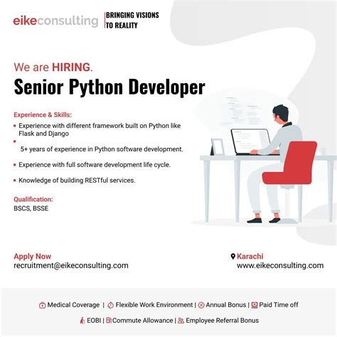 Shoaib Khan On Linkedin Hiring Hiringalert Python Eikeconsulting
