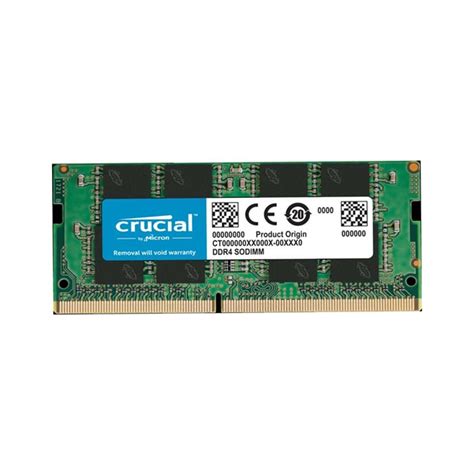قیمت و خرید رم لپ تاپ کروشیال Ddr4 2666 مگاهرتز Cl19 قیمت روز انواع رم