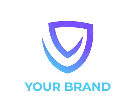 Premium Vector Shield Security Check Logo Icon Protection Logo Design Flat Style Suitable For