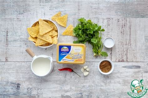 Начос с сырным соусом – кулинарный рецепт
