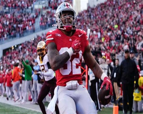 Ohio State Footballs Treveyon Henderson Silences Nfl Draft Rumors With