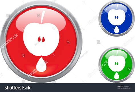 Glass Objects Isolated On White Stock Vector Royalty Free 54644077