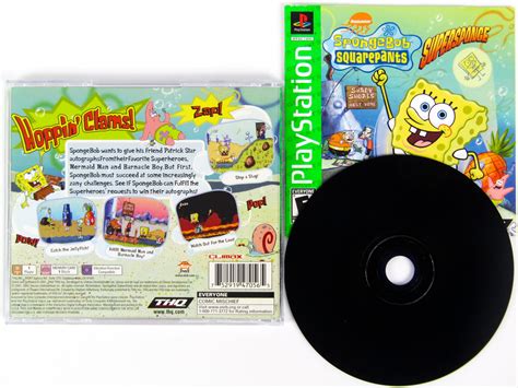 Spongebob Squarepants Super Sponge Greatest Hits Playstation Ps1