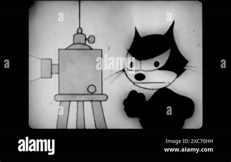 1927 In This Animated Film Felix The Cat Screens A Film That Includes Footage Of Him Kissing