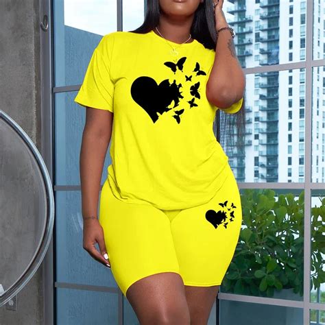 Conjunto Deportivo De Verano 2026 Para Mujer Shorts Y Camiseta