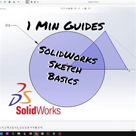 Simple 1 Minute Solidworks Sketch Tutorials Mentored Engineer