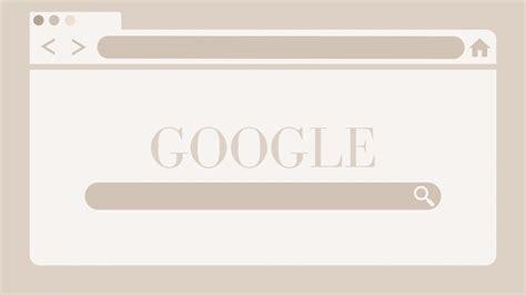Beige Google Aesthetic Template