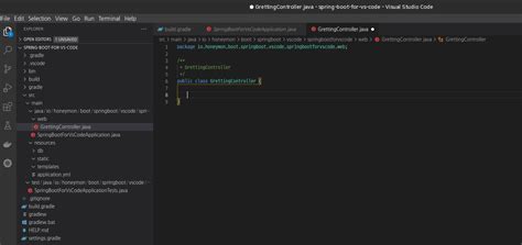 spring boot Visual Studio Code 에서 스프링 부트 프로젝트 개발하기 I m honeymon JiHeon Kim