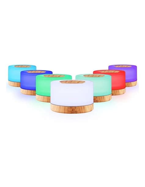 Devanti Aroma Diffuser Aromatherapy 500ml In Light Wood Myer