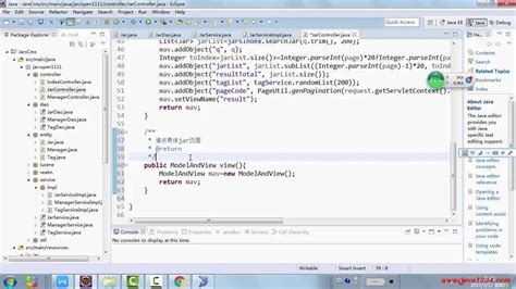 java爬虫采集Jar包系统视频教程第十五讲 Java知识分享网 免费Java资源下载