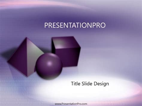 Geometry Abstract PowerPoint Template PresentationPro