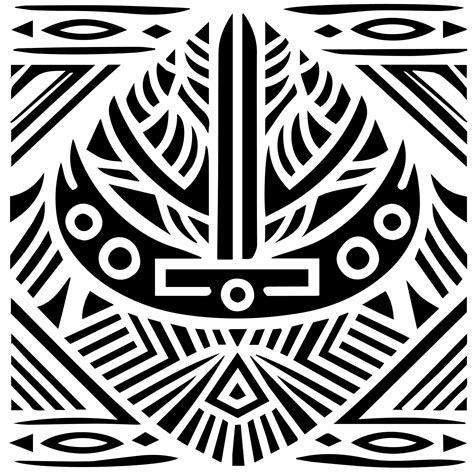 Tribal Textures Patterns Graphic Design Tattoo Logo Editable Vector