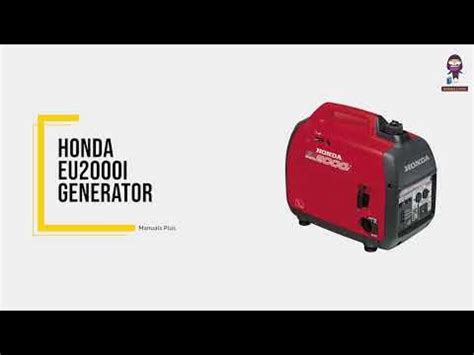Honda EU2000i Generator User Manual | How to Use and Maintain - YouTube