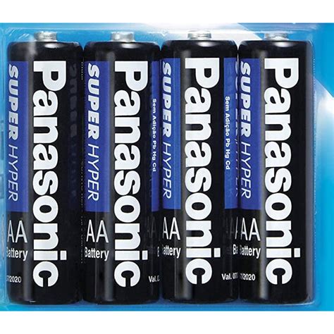 Pilha Panasonic Aa Comum Original 4 Ou 8 Unidades Shopee Brasil