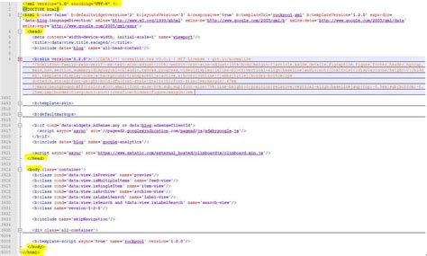 Basic Html Code Required For Blogger Blogspot Begins