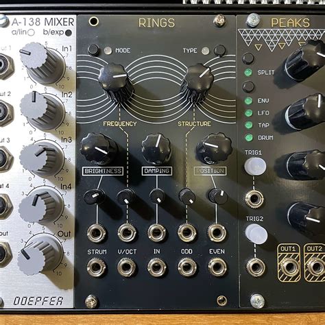 Mutable Instruments Rings Clone Assembled From Kit Black Reverb