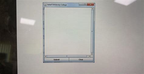 Solved 2 Write A Java Program To Show The Below Frame