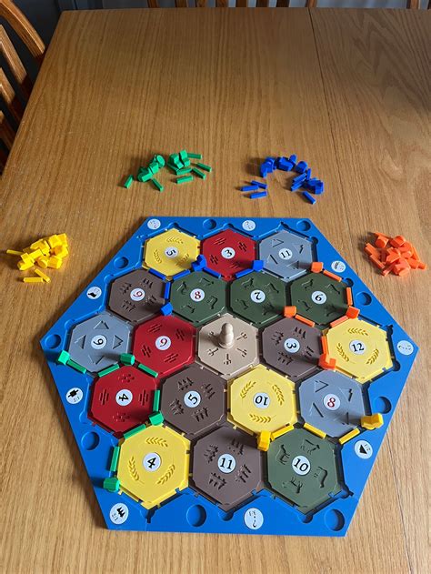 Full Color 3d Printed Game Board 3 4 Players 3d Printed Hand Made
