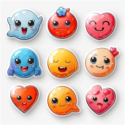 11000 Happy Faces Stickers Pictures