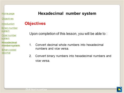 numbering system how to convert hexadecimal decimal value