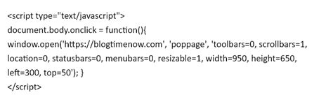 How To Create A Popup In Blogger