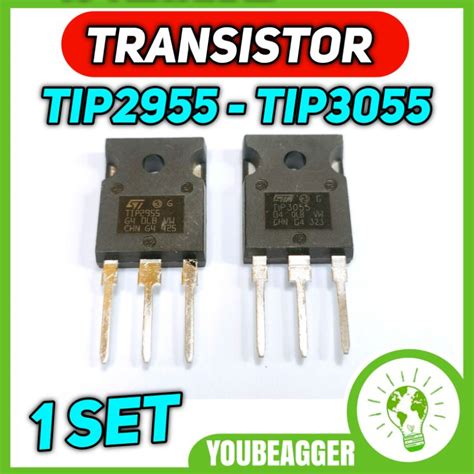 Jual Transistor Tip3055 Tip2955 Untuk 1 Set Shopee Indonesia Jual Transistor Tip3055 Tip2955 Untuk 1 Set Shopee Indonesia